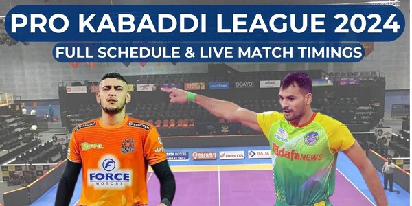 Pro Kabaddi League 2024: Full schedule, timings and live streaming (IST) | Pro Kabaddi League ...