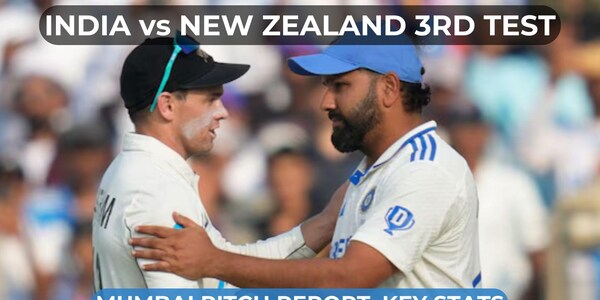 India vs New Zealand 3rd Test pitch report, Wankhede Stadium key stats ...
