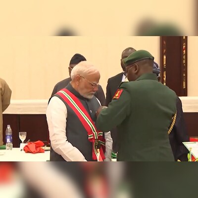 PM Narendra Modi conferred with Nigeria's second-highest national award ...