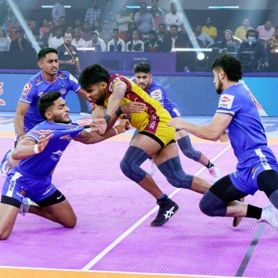 PKL 2024 Highlights: Telugu Titans stuns Haryana Steelers; U Mumba down Bengaluru Bulls | Pro ...