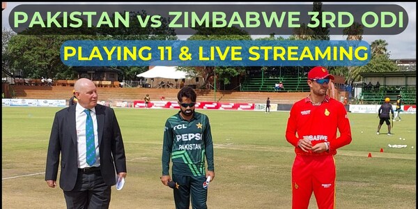 Pakistan vs Zimbabwe 3rd ODI Playing 11, live streaming in India today ...