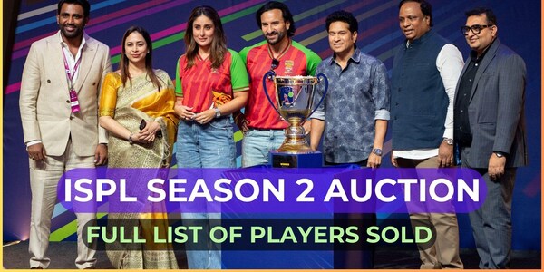ISPL auction: Check costliest player, sold players' full list, their ...