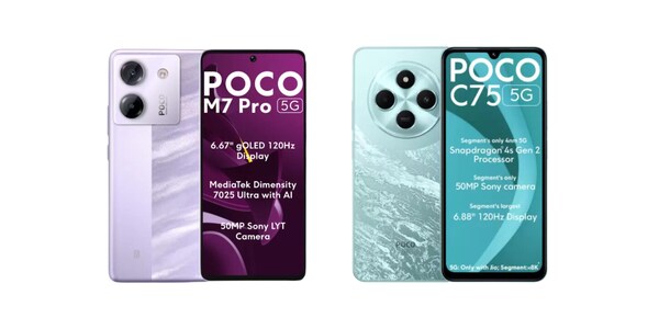 Poco M7 Pro and C75 5G smartphones launched in India: Check price, offers | Gadgets - Business ...