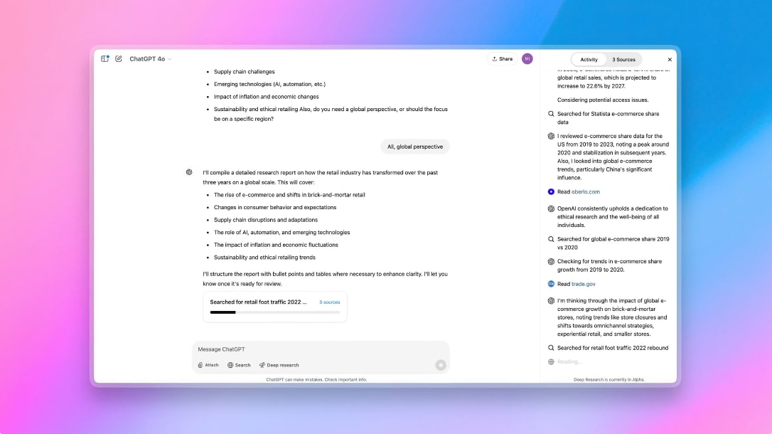 OpenAI's 'Deep Research' can be your agentic AI research analyst ...