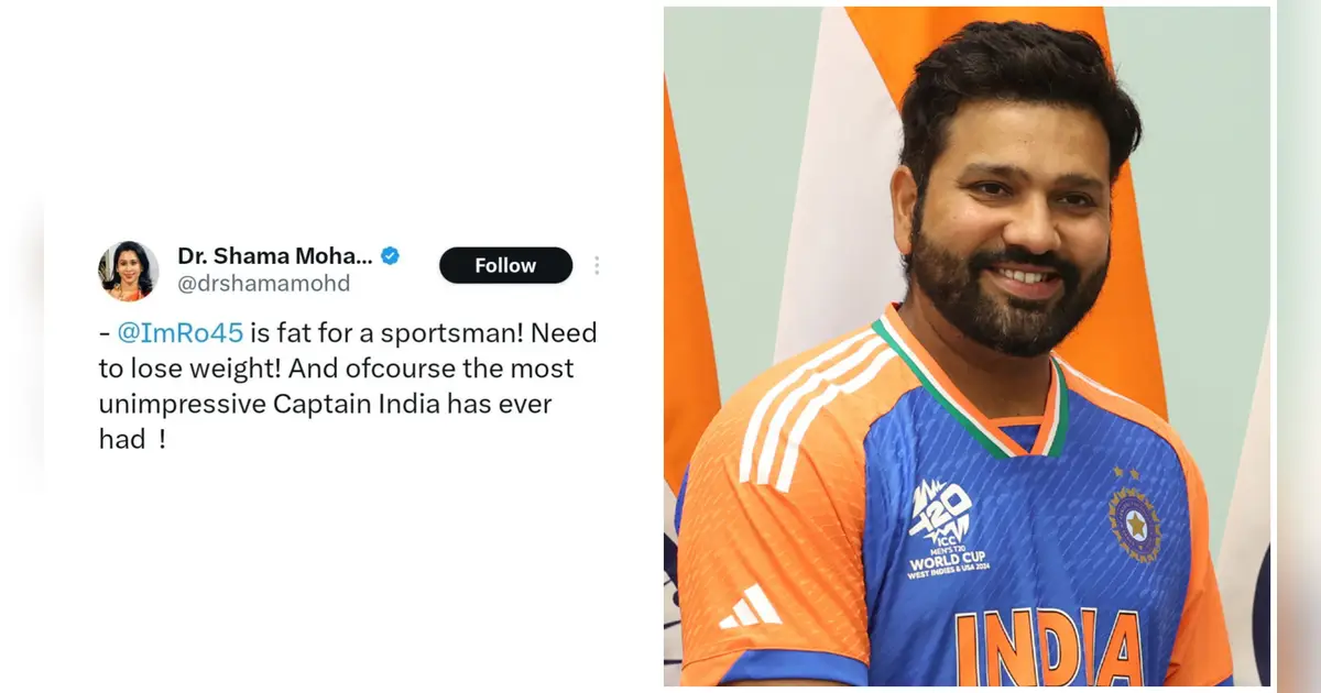 Shama Mohamed faces backlash for fat-shaming Rohit Sharma: Who is she? | India News - Business ...