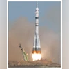 Soyuz rocket launches US-Russian crew of 3 to International Space Station | World News ...
