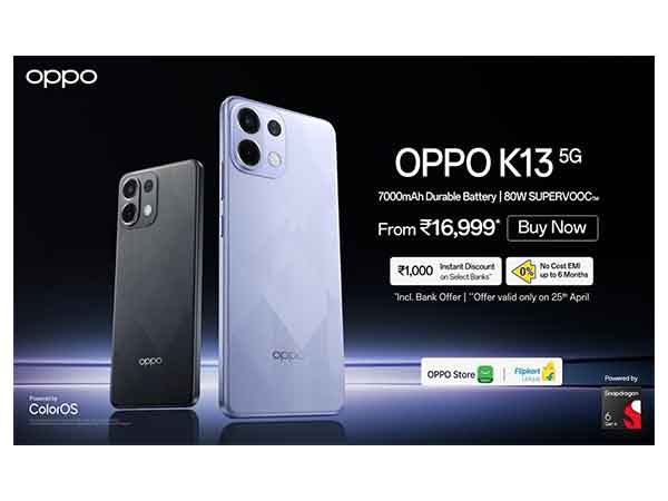 OPPO Launches K13 5G - The OverPowered Performance Smartphone Starting ...