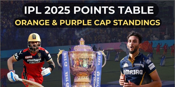 IPL 2025 Points Table: Latest Team Rankings, Orange & Purple cap ...
