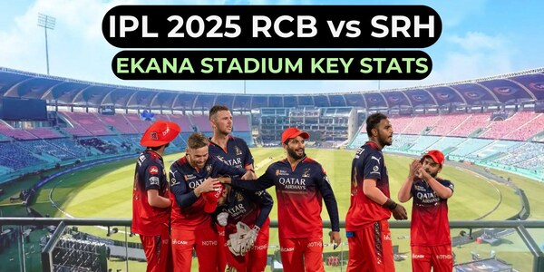 IPL 2025: RCB vs SRH pitch report, highest score, Ekana Stadium key ...