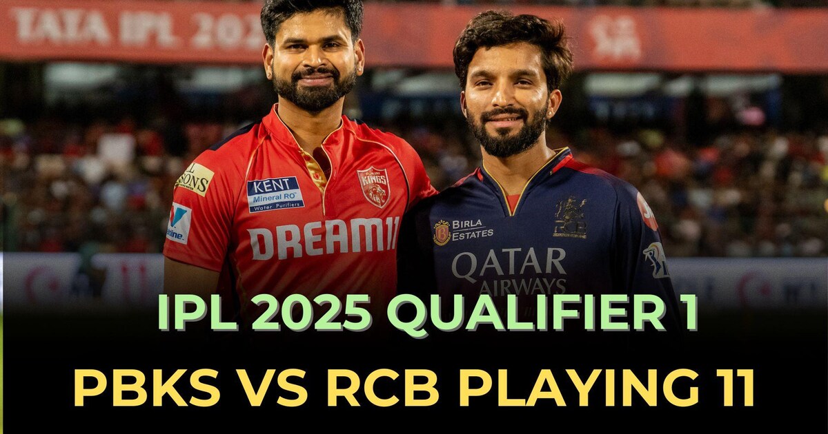IPL 2025, Qualifier 1: RCB vs PBKS Playing 11, live toss time, streaming | IPL 2025 - Business ...