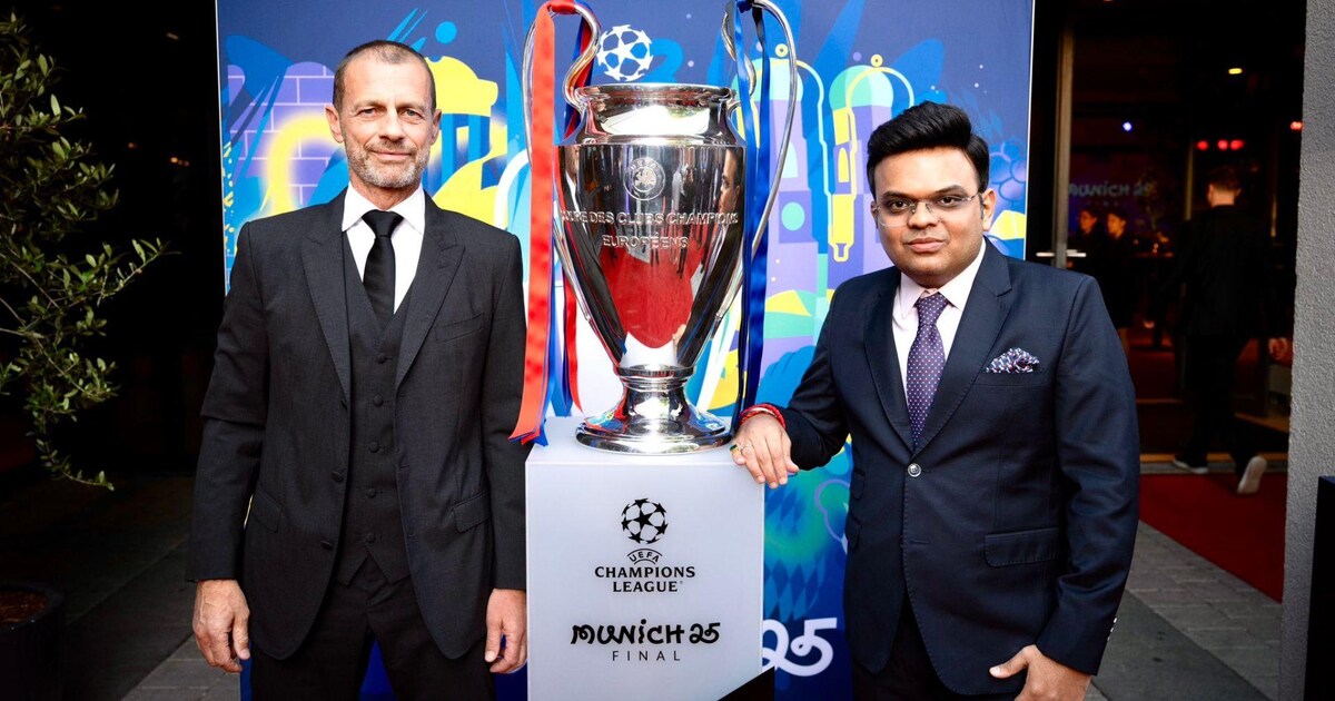 ICC chief Jay Shah meets UEFA President in Munich ahead of UCL 2025 ...