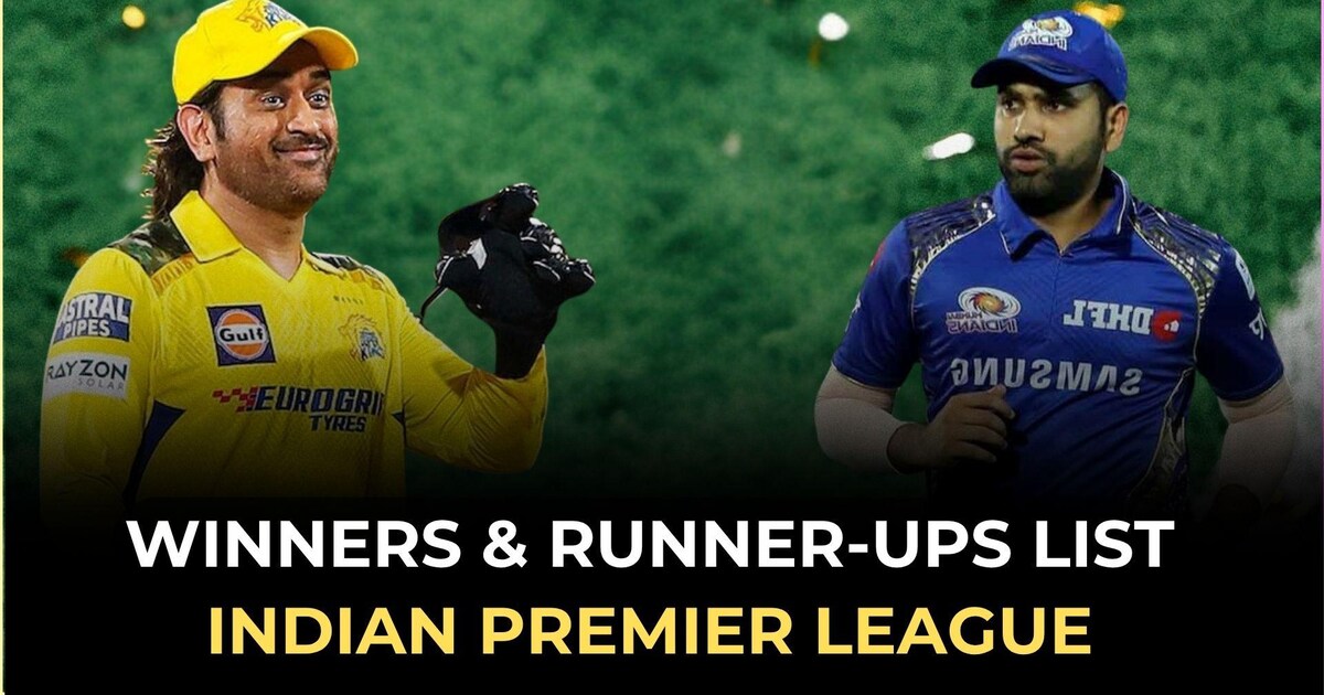 2008 to 2025: Check full list of IPL winners, runners-up and their captains | IPL 2025 ...