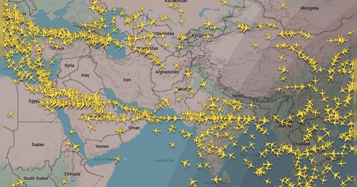 Israel-Iran conflict: More airspace restrictions for Indian airlines ...