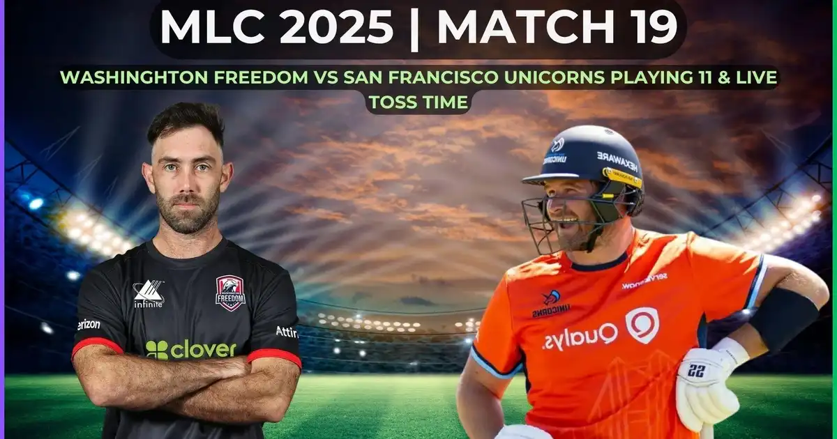 MLC 2025: Washington vs San Francisco playing 11, live toss time, streaming | Cricket News ...
