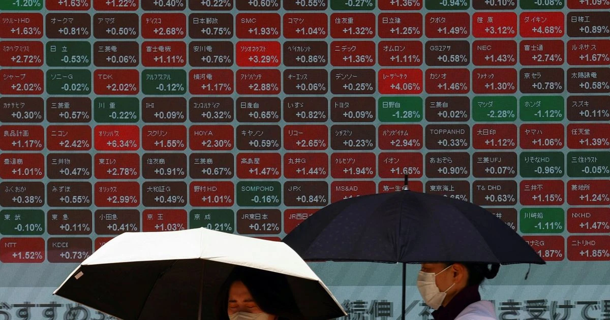 Asian shares fall as Wall Street tech slide hits Nvidia, AI-linked ...