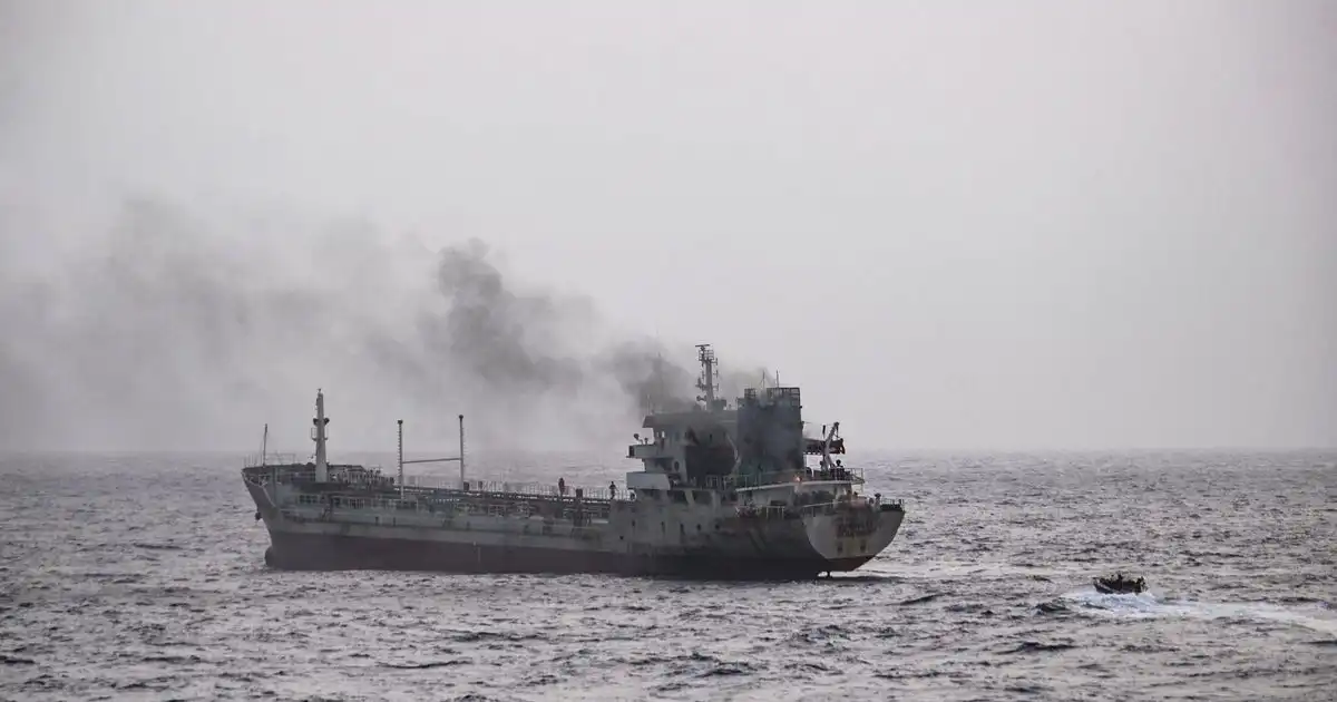 Indian Navy contains fire on board Palau-flagged tanker with 14 Indian ...