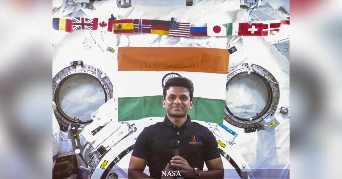 Shubhanshu Shukla conducts stem cell study on ISS, records digestion ...
