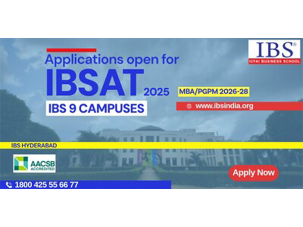 IBSAT 2025, an MBA/PGPM Entrance Exam for 9 campuses of ICFAI Business School, opens July 1, 2025