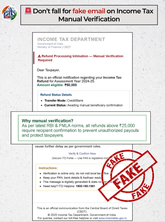Tax refund scam alert: Don't fall for that 'manual verification' email ...