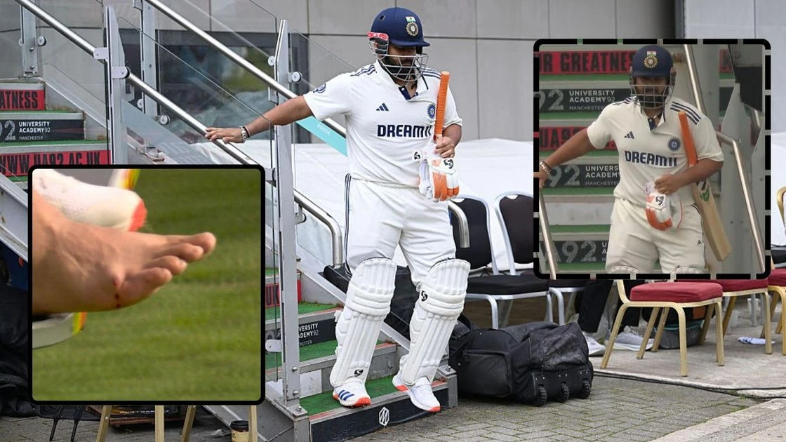 WATCH VIDEO: Pant comes out to bat despite fractured foot after BCCI ...