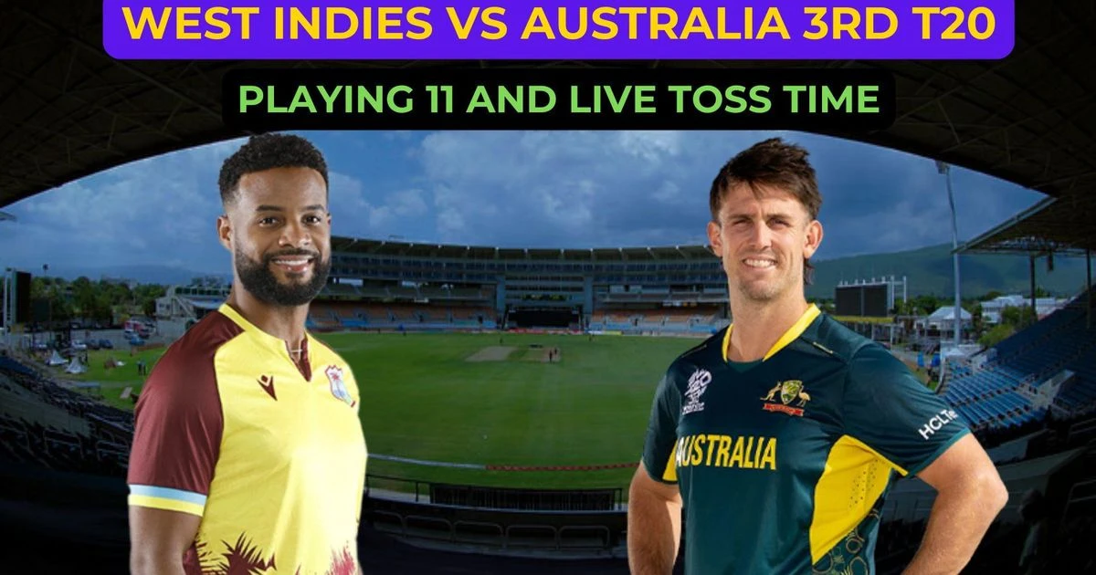 West Indies vs Australia 3rd T20 playing 11, live toss time and ...