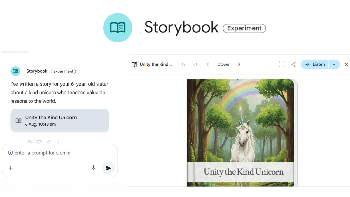 Google Gemini can now generate AI-illustrated 'storybook': How it works | Tech News - Business ...