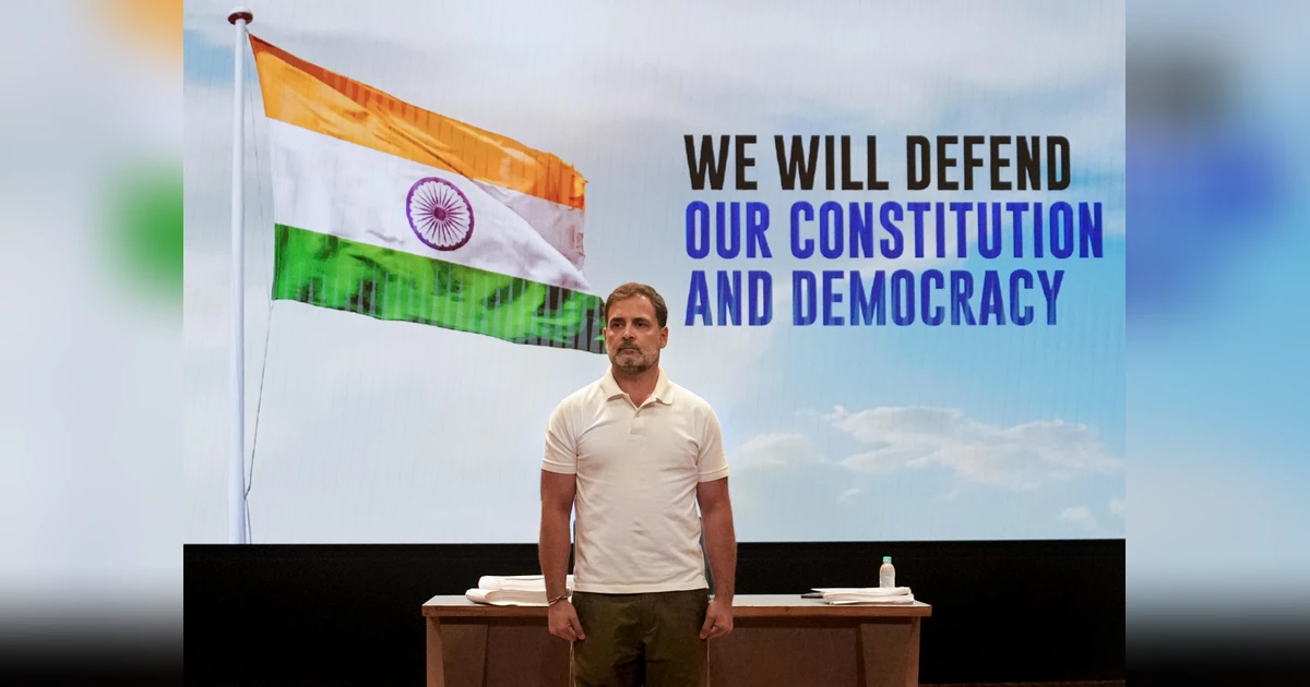 Rahul Gandhi accuses ECI of colluding with BJP to carry out vote theft | Politics News ...