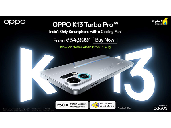 OPPO K13 Turbo Pro 5G: India's Only Smartphone with a Cooling Fan Goes ...