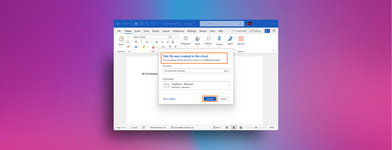 Microsoft new autosave Feature: Microsoft Word now automatically saves ...