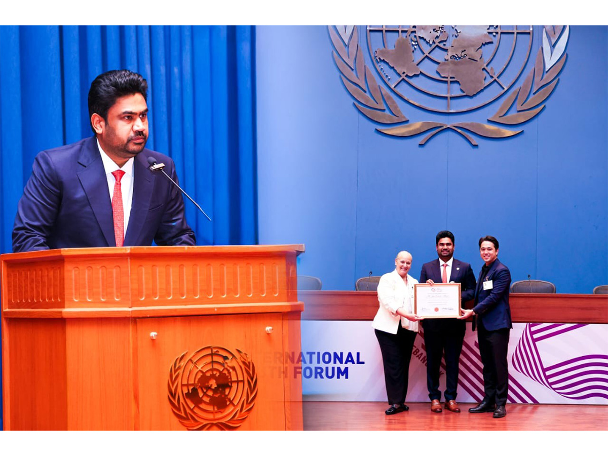 Mr. Jose Charles Martin Honoured at UNITED NATIONS with SDG Impact ...