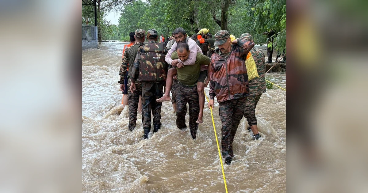 19 families evacuated as land sinks in J&K's Rajouri, Samba after rainfall | India News ...