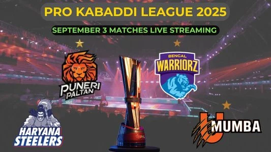 PKL 2025 live streaming: Today's kabaddi match list, timings, telecast | Pro Kabaddi League 2025 ...