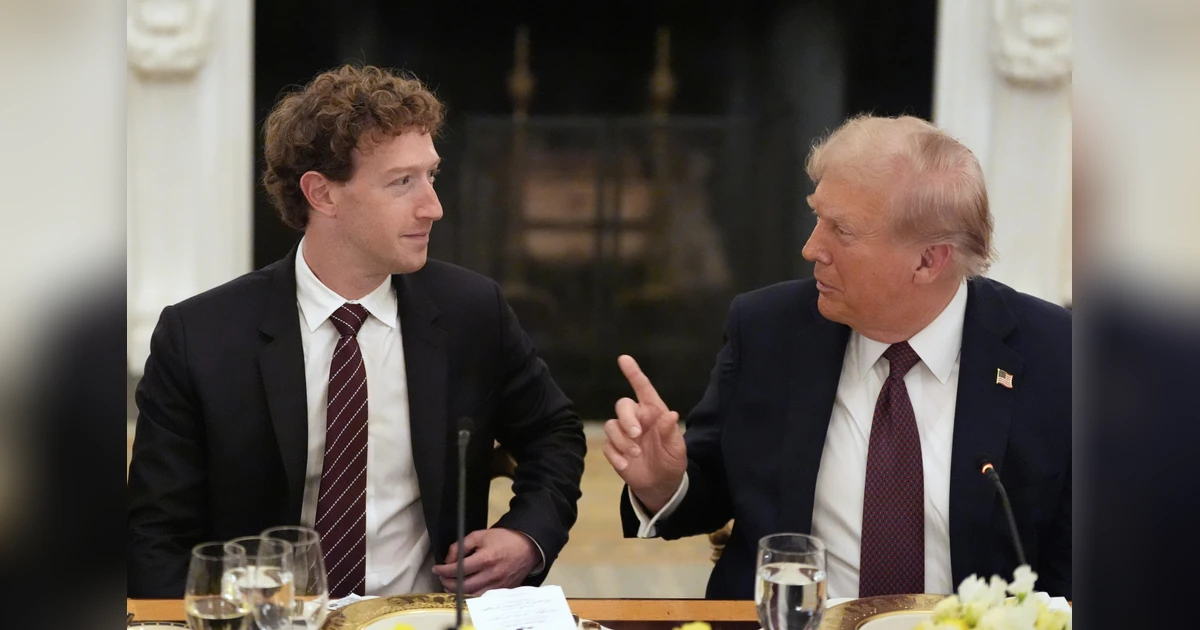 Hot mic catches Zuckerberg admitting his $600 bn vow to Trump was a guess | World News ...