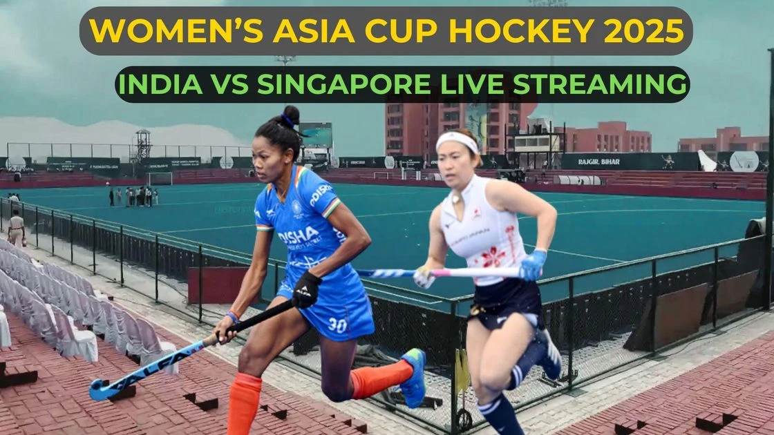 India vs Singapore hockey live streaming, Women's Asia Cup 2025 live ...