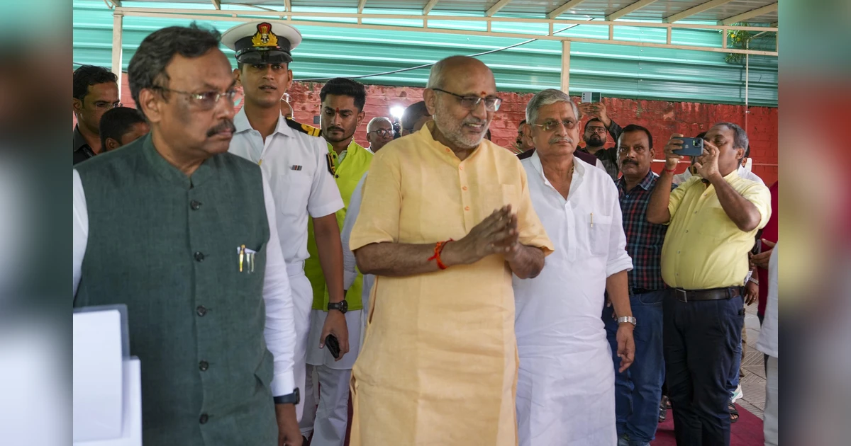 NDA nominee C P Radhakrishnan elected India's 15th Vice President | Politics News - Business ...