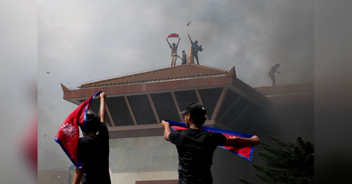 Nepal unrest: Ex-PM's house set ablaze, Parliament torched; key updates ...