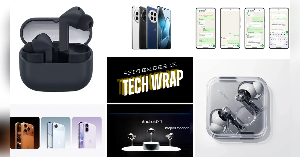 Tech Wrap Sept 12: iPhone 17 series pre-order, Nothing Ear 3, Gmail update | Tech News ...