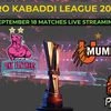 PKL 2025 live streaming: September 20 match list, timings, telecast details | Pro Kabaddi League ...