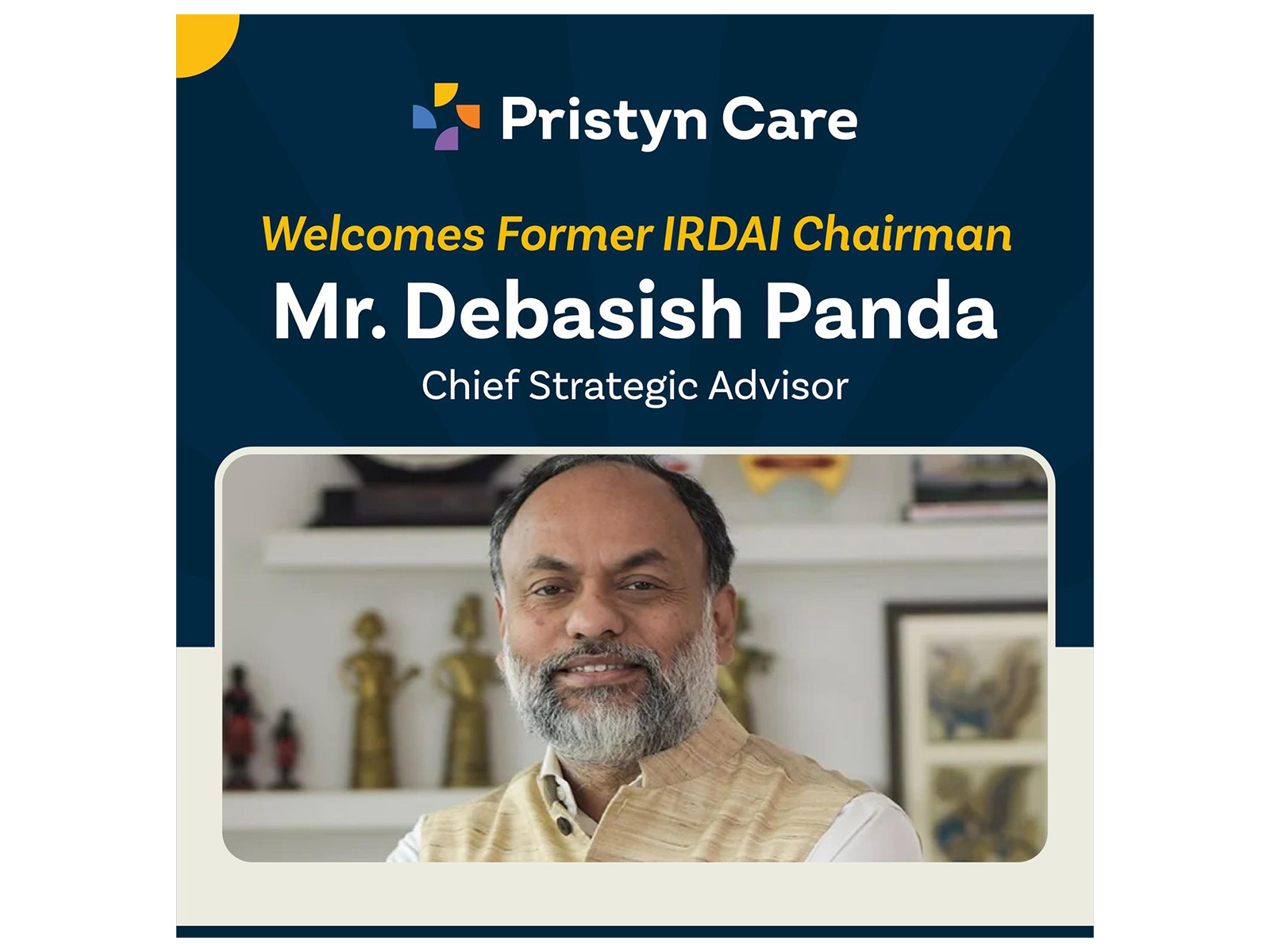 Veteran Policy-Maker & Former-IRDAI Chairman Debasish Panda Joins ...