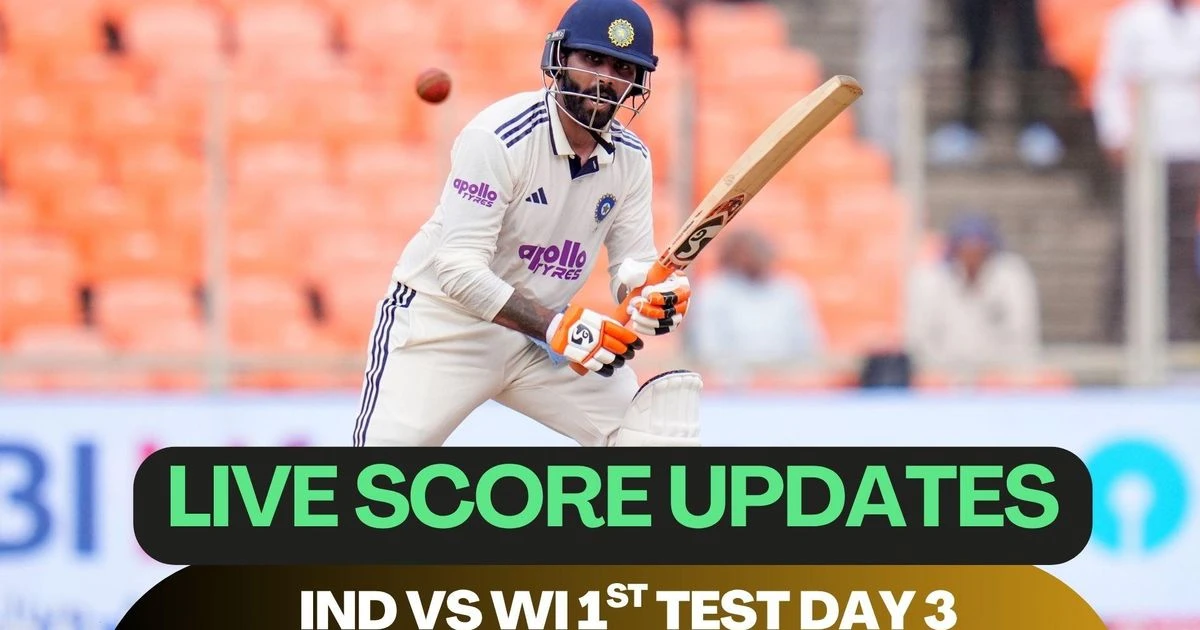 India vs West Indies LIVE SCORE 1st Test, Day 3: IND on top with quick ...