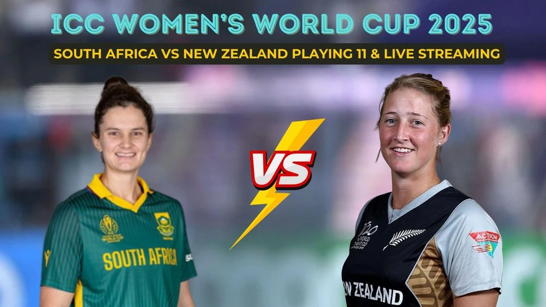 ICC Women's World Cup 2025: SA-W vs NZ-W playing 11, live streaming ...
