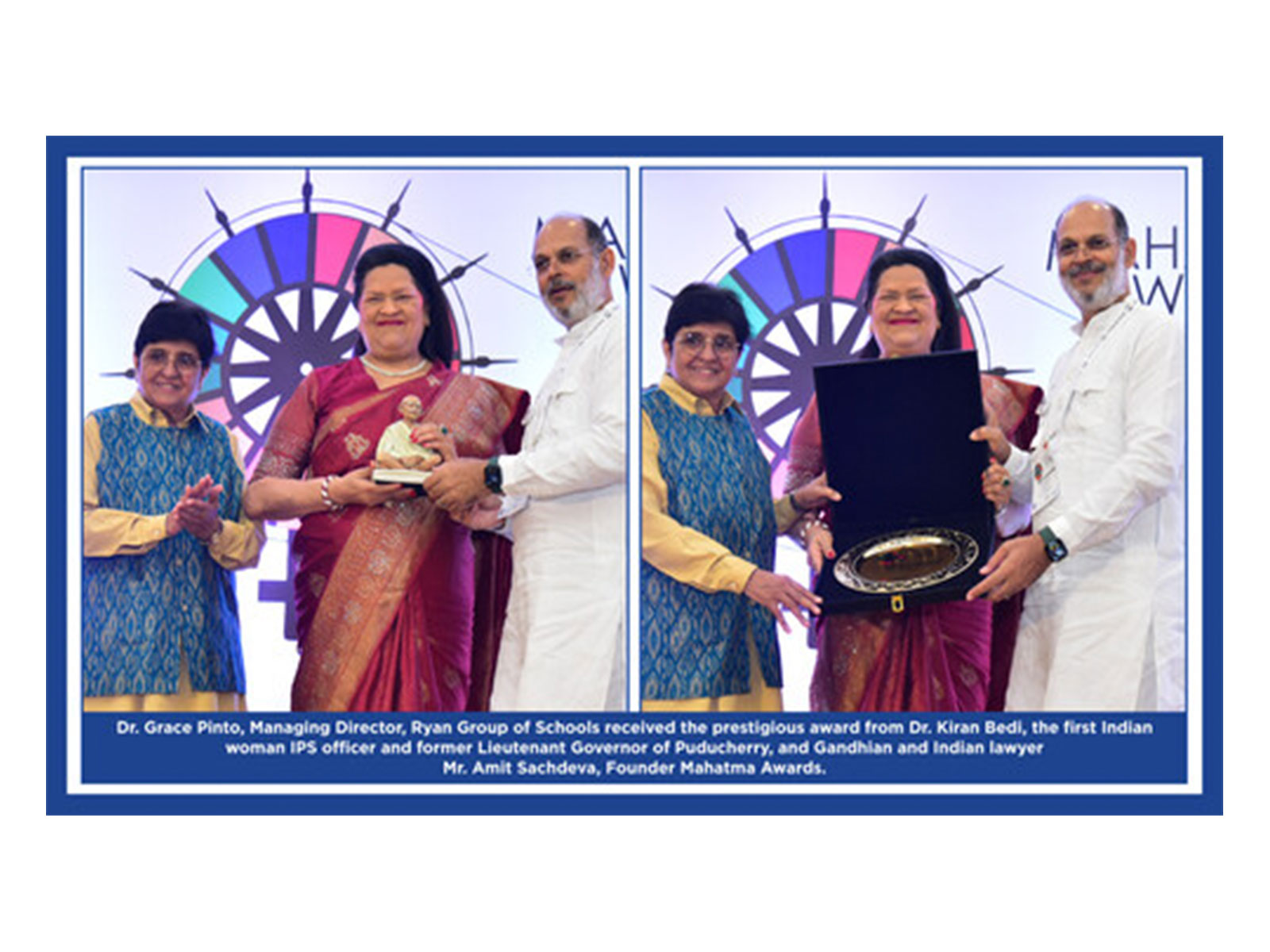 Ryan Group's Managing Director Dr. Grace Pinto Honoured with the Mahatma Award 2025 for Lifetime ...