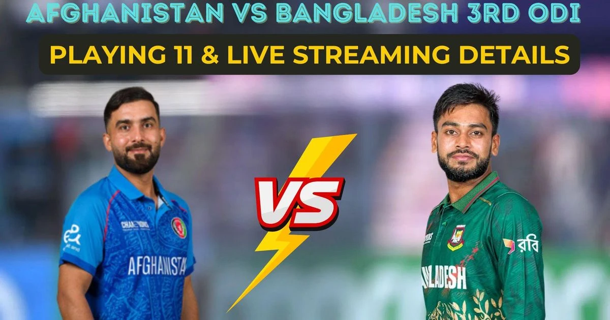 Afghanistan vs Bangladesh 3rd ODI live match time and streaming details ...