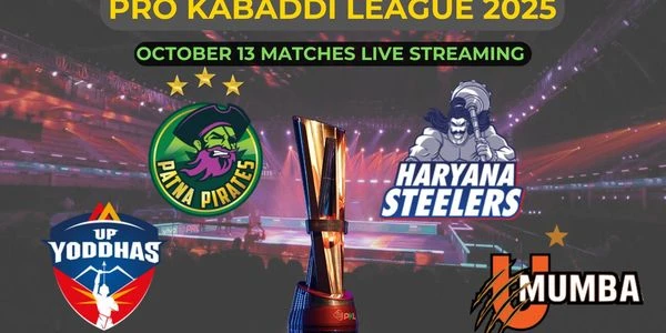 PKL 2025 live streaming: October 13 match list, timings, telecast ...
