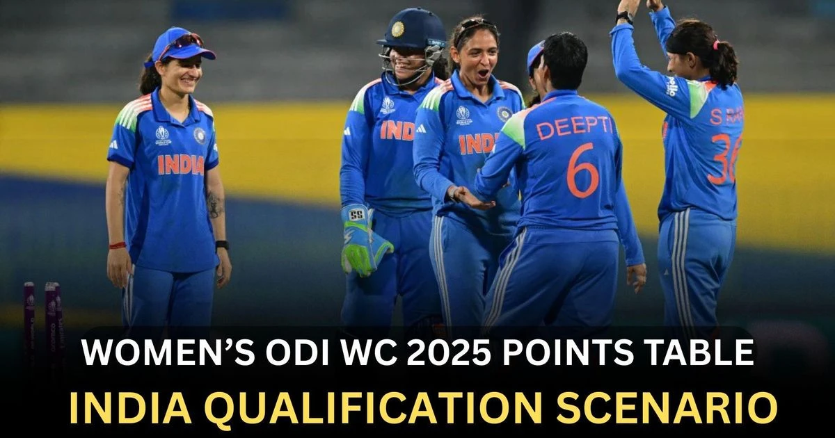 Women's ODI World Cup 2025 points table: India semis qualification ...