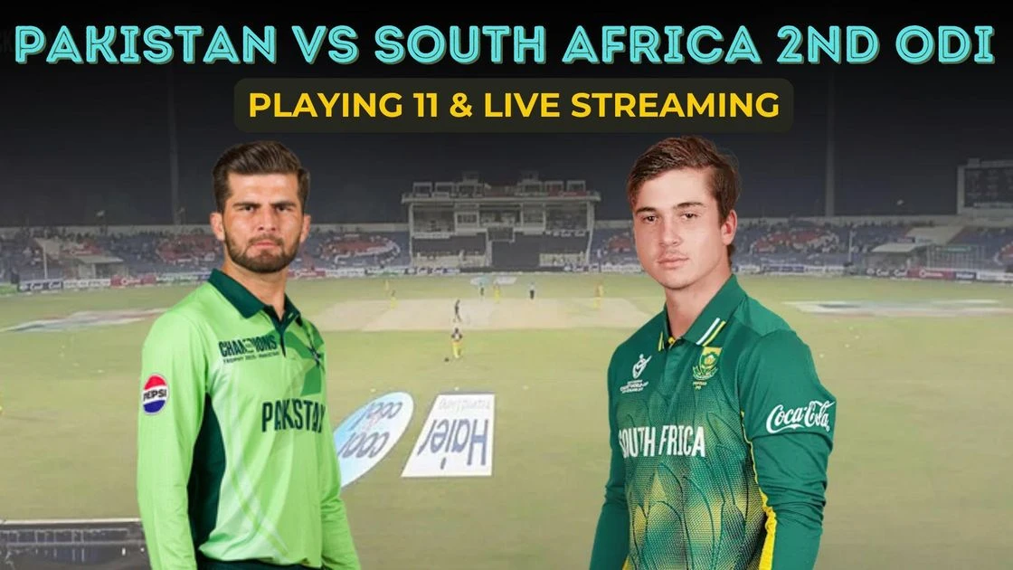 Pakistan vs South Africa 2nd ODI Playing 11, live streaming, match ...