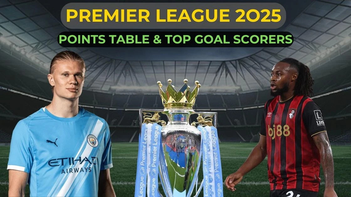 Premier League 2025: Latest points table and top ten goal scorers ...
