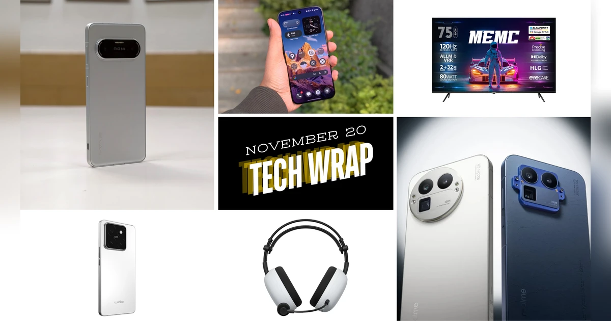 Tech Wrap Nov 20: Realme GT8 Pro, Lava Agni 4, Sony Inzone H9 II launched | Tech News - Business ...