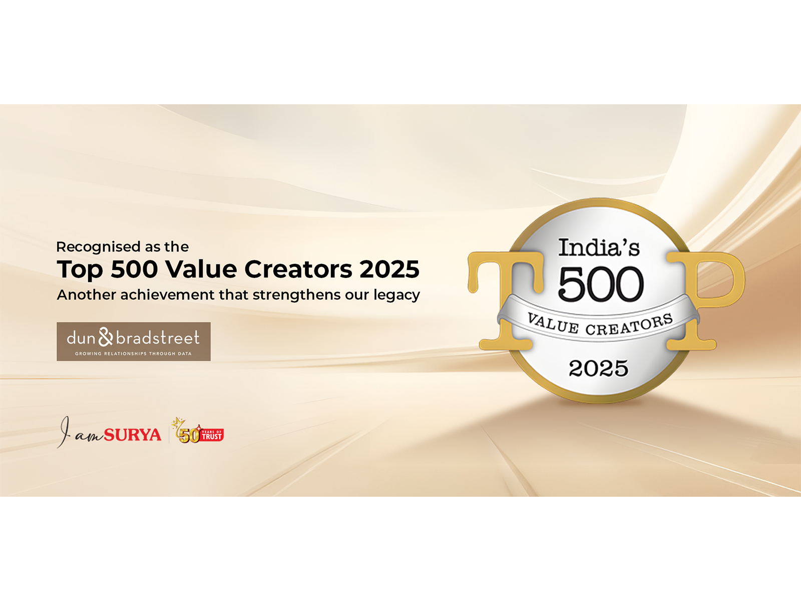 Surya Roshni Featured in Dun & Bradstreet's 'India's Top 500 Value ...