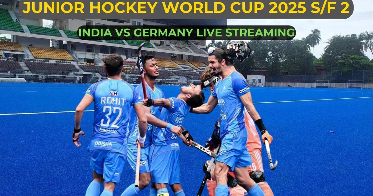 Junior Hockey World Cup SF2: India vs Germany live match time ...